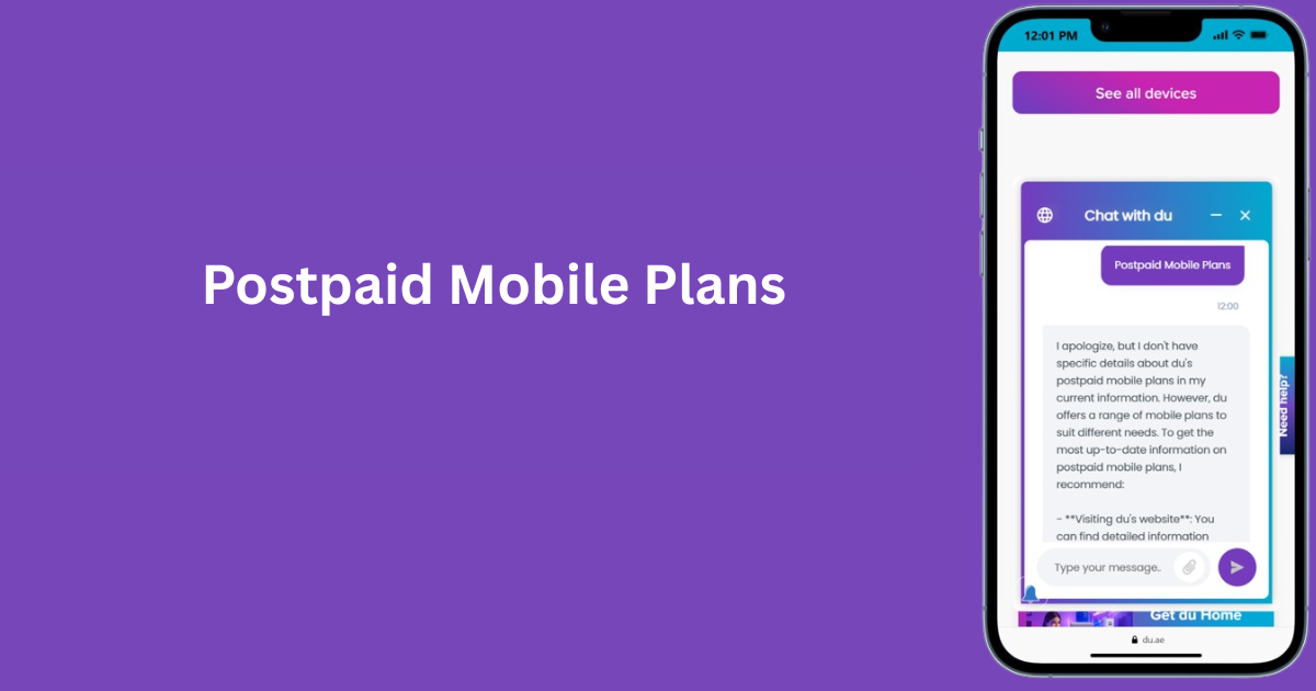 Du Unlimited Data For 1 Month | Activation & Plans 2026