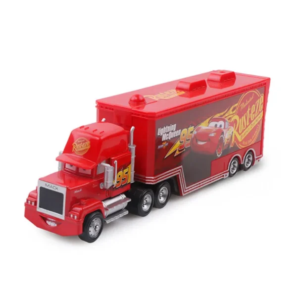 Disney Pixar Cars 2 3 Toys Lightning McQueen Truck Uncle Mack 1:55 ...
